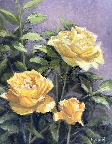 "JULIA CHILD ROSES" by Michelle Ferguson – Humboldt Botanical Garden